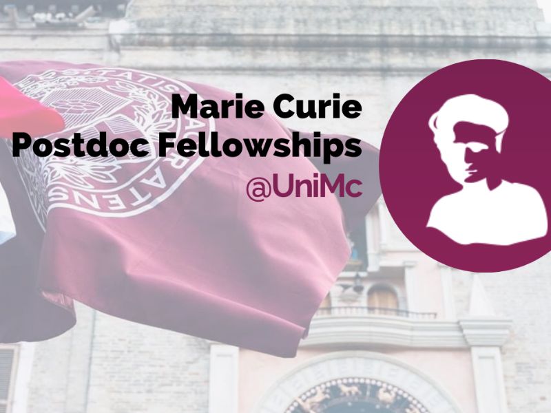 Università di Macerata: Grants for MSCA postdoctoral fellowships at UniMc